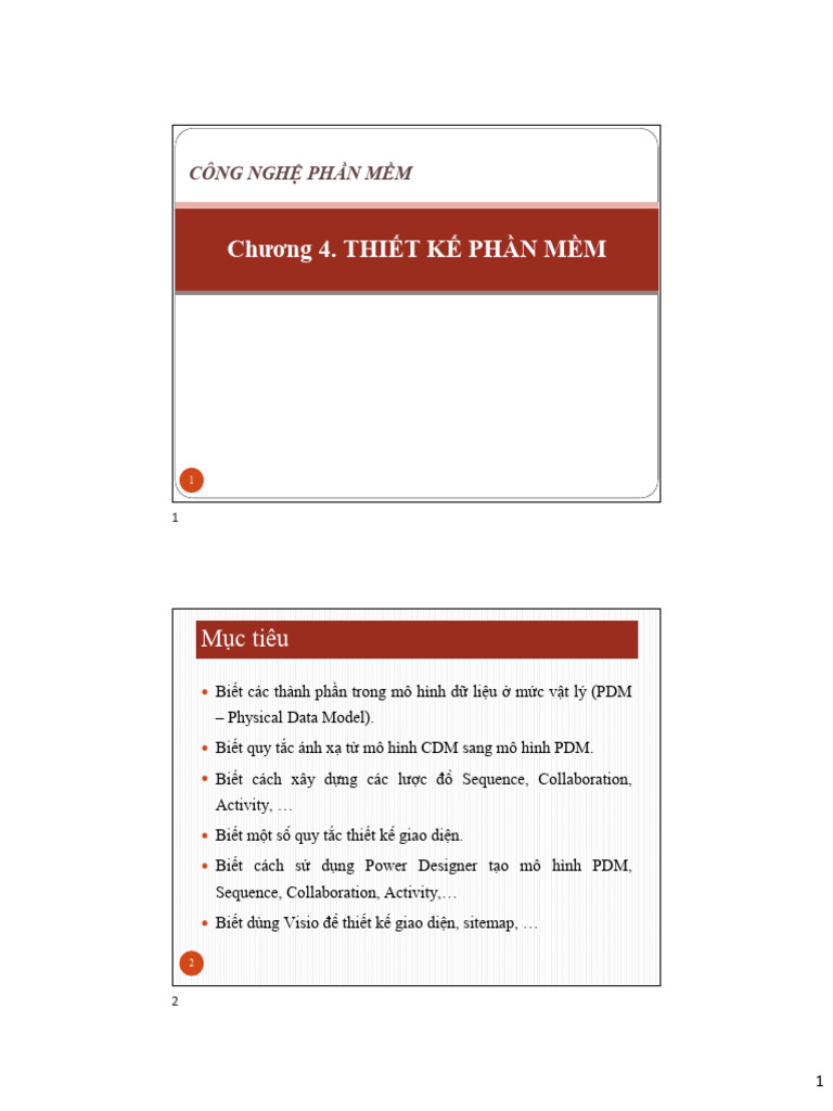 Chuong 4. Thiet Ke Phan Mem - DH - v3 - 2025 - SV | PDF