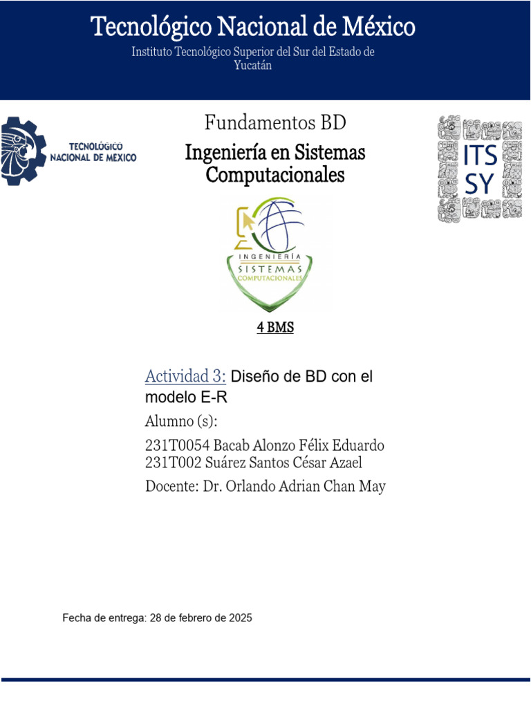 Atc3-P1 - Modelo E-R | PDF