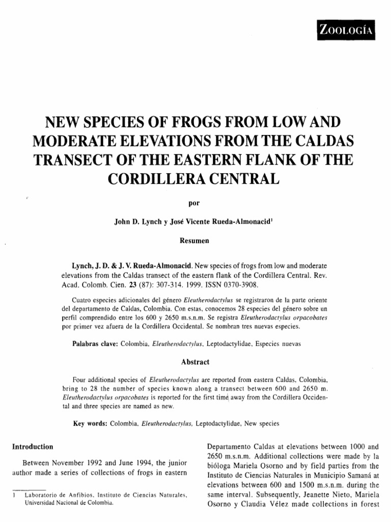 P Viejas Serrania Del Perija | PDF