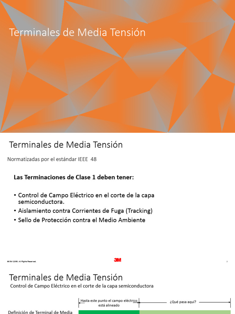 Terminales de Media Tensión: Control y Aislamiento | PDF | Aislador ...