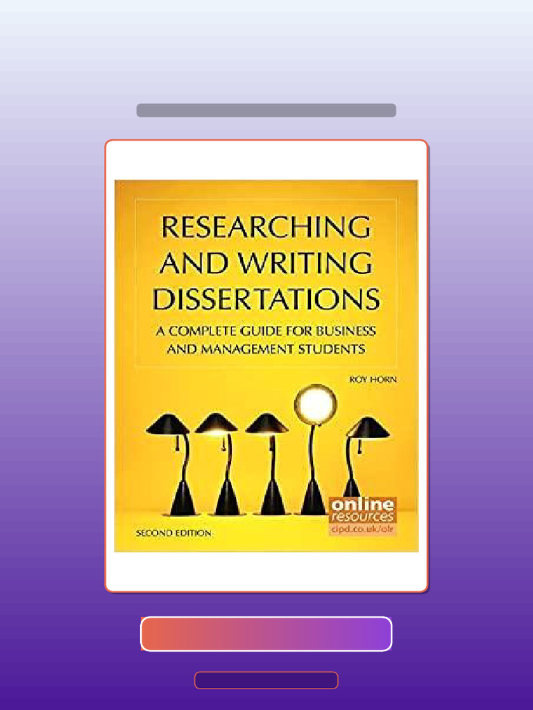 Ultimate Bundle Researching and Writing Dissertations a Complete Guide ...