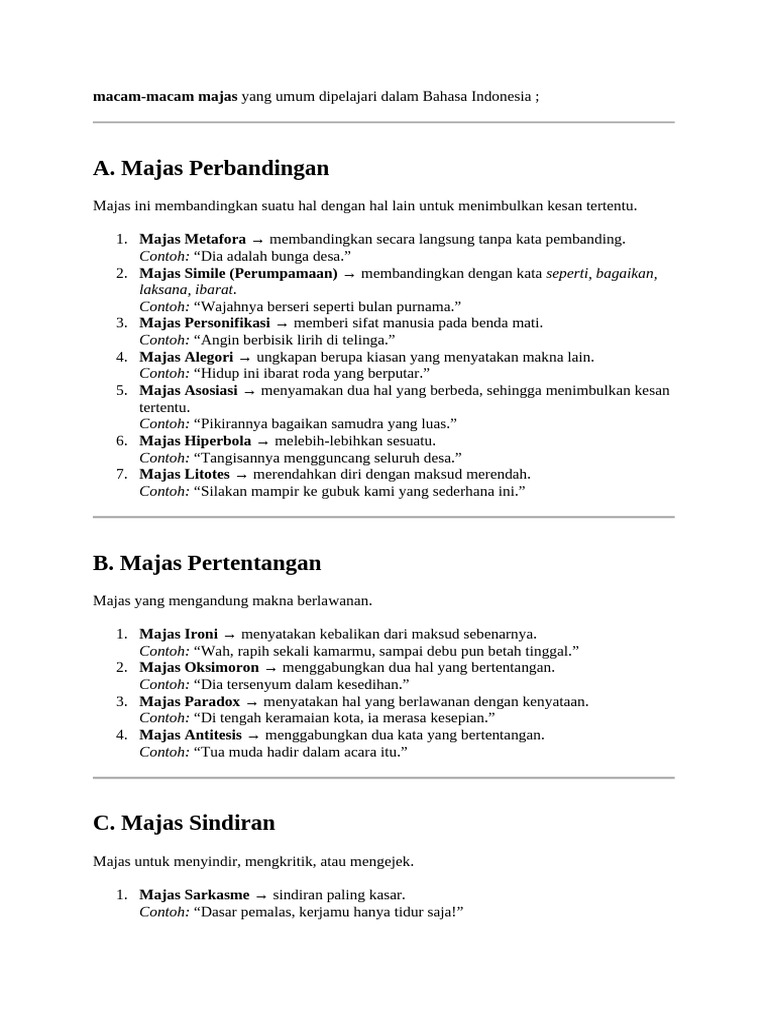 Macammacam Majas | PDF