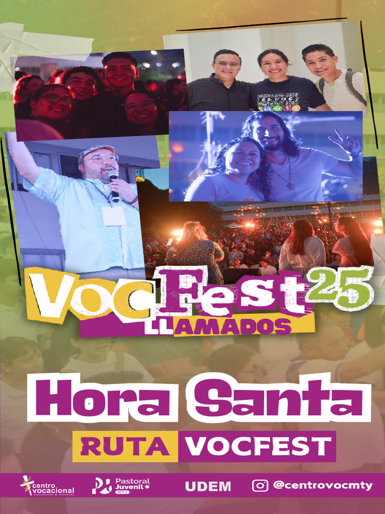 Hora Santa y Vocaciones en VOCFEST | PDF | Amor | María, madre de Jesús
