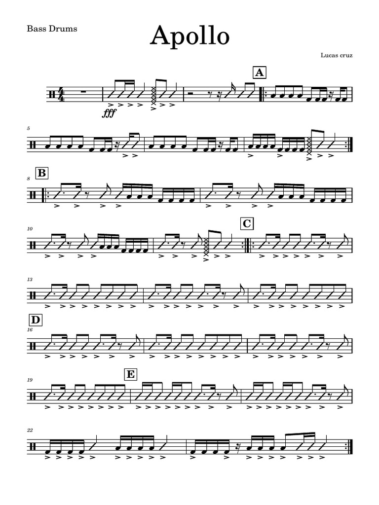 Apollo Bass Drums | PDF