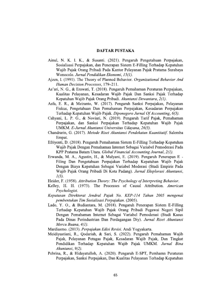 Daftar Pustaka | PDF