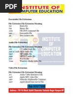 Computer File Extensions Explained | PDF | Html | Application Software