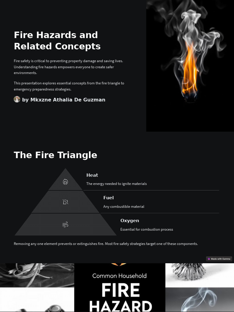 Fire Hazards and Safety Strategies | PDF | Fires | Fire Safety
