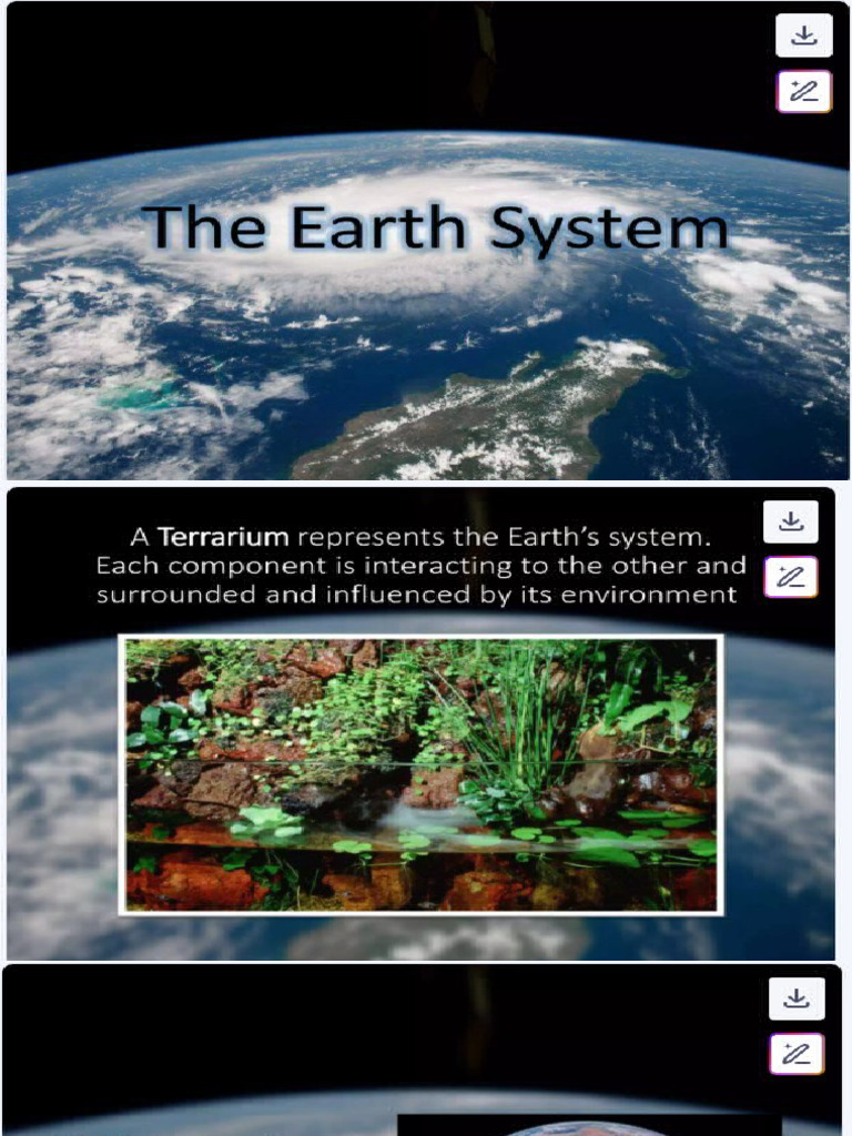 Existence of The Earth Systems For Grade 11 Learners | PDF