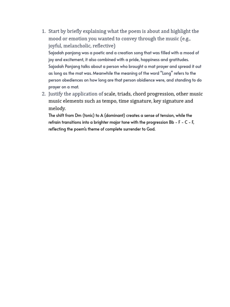 Statement of Intention | PDF