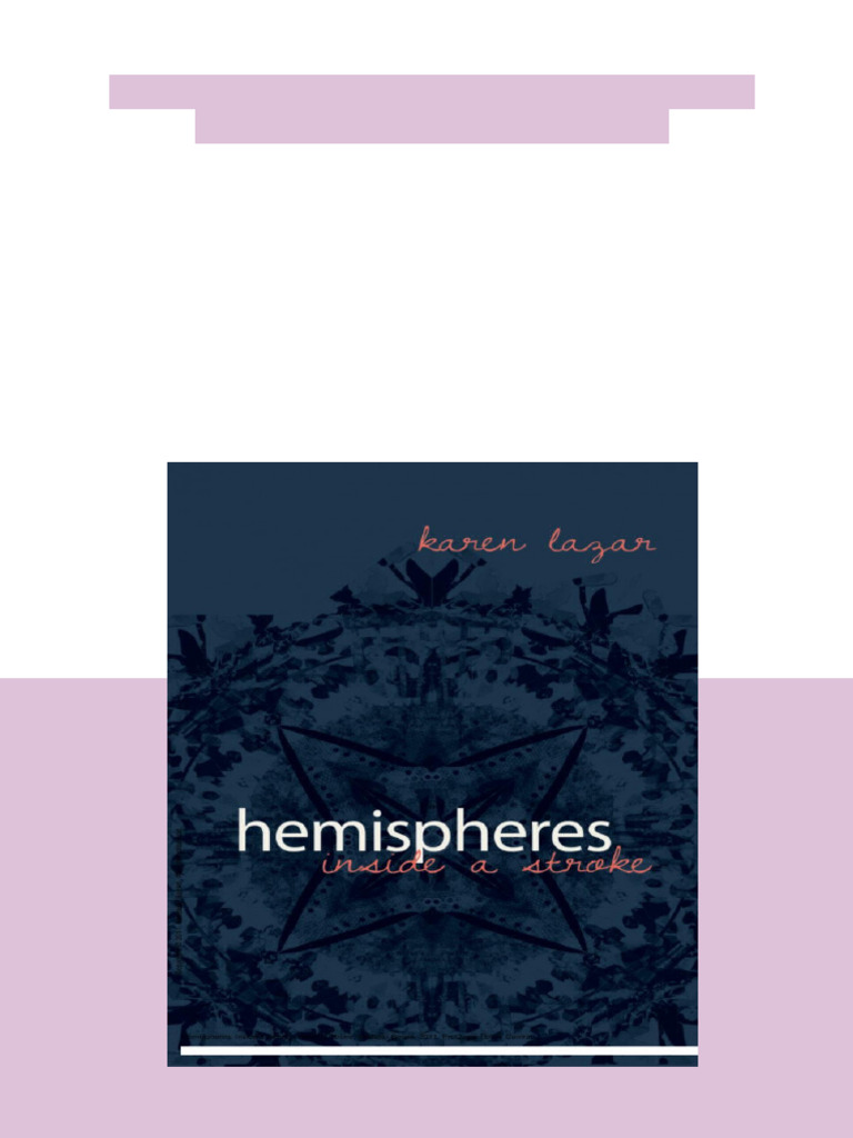 Hemispheres Inside A Stroke Inside A Stroke 1st Edition Karen Lazar ...