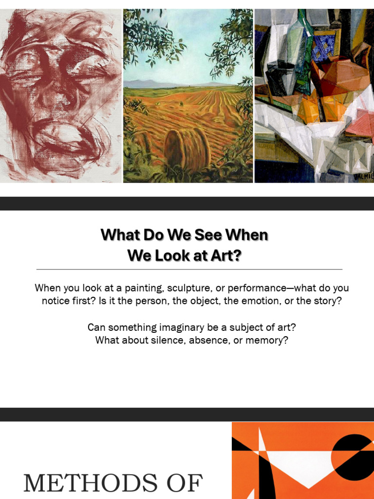 Methods of Presenting Art | PDF | Realism (Arts) | Surrealism