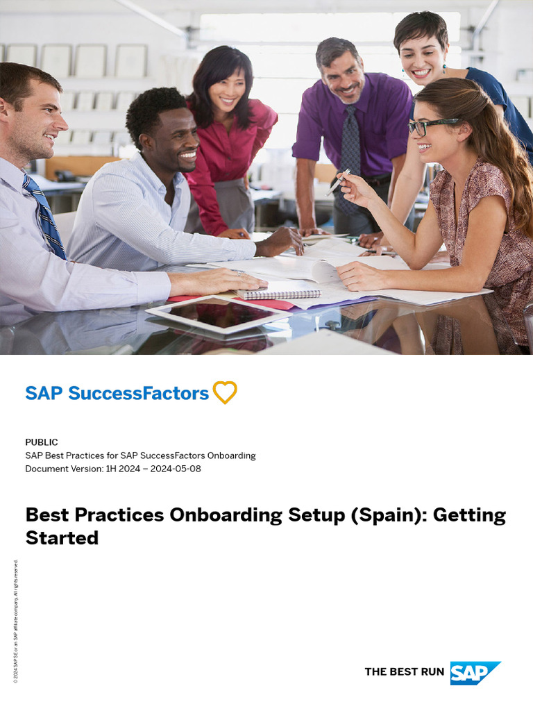 Best Practices Onboarding Settings Spain Getting Started 7E7 | PDF ...