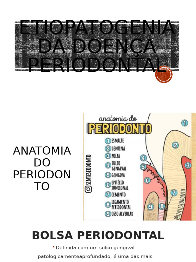 Etiopatogenia Da Doença Periodontal | PDF