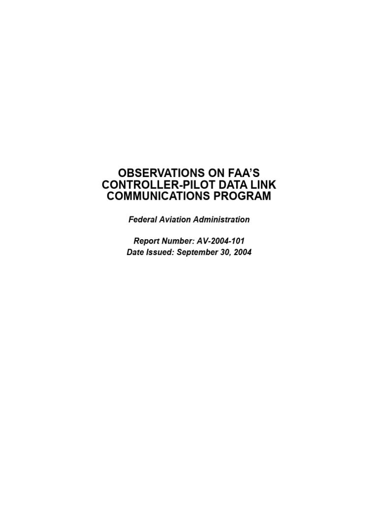 Av 2004101 | PDF | Federal Aviation Administration | Aviation