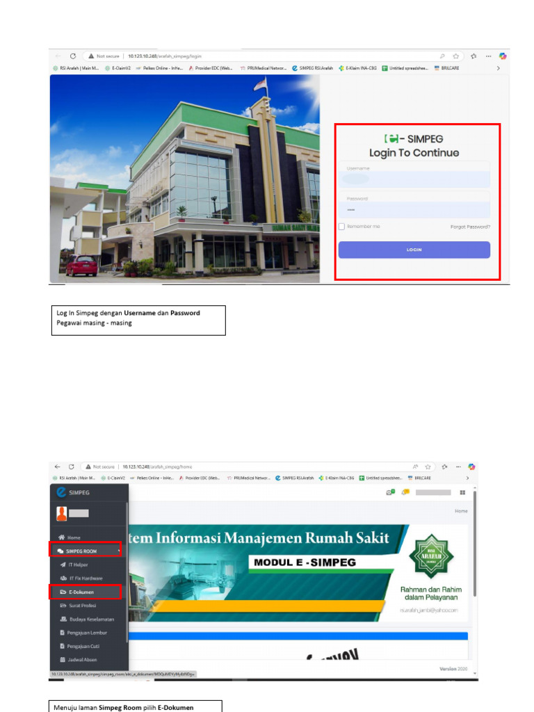 Upload Dokumen Di Simpeg | PDF