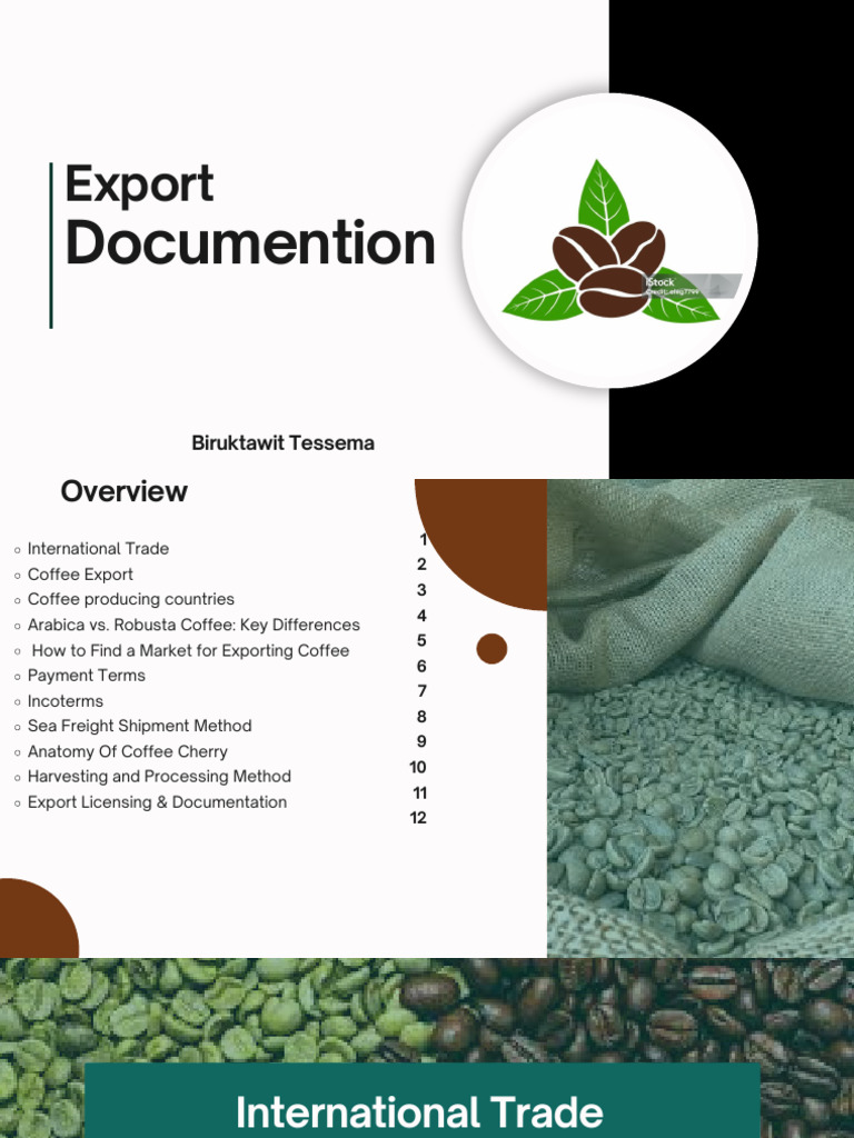 Coffee Export Process in Ethiopia | PDF | Coffee | Cargo