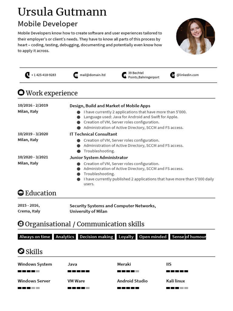 Job Resume 37 | PDF