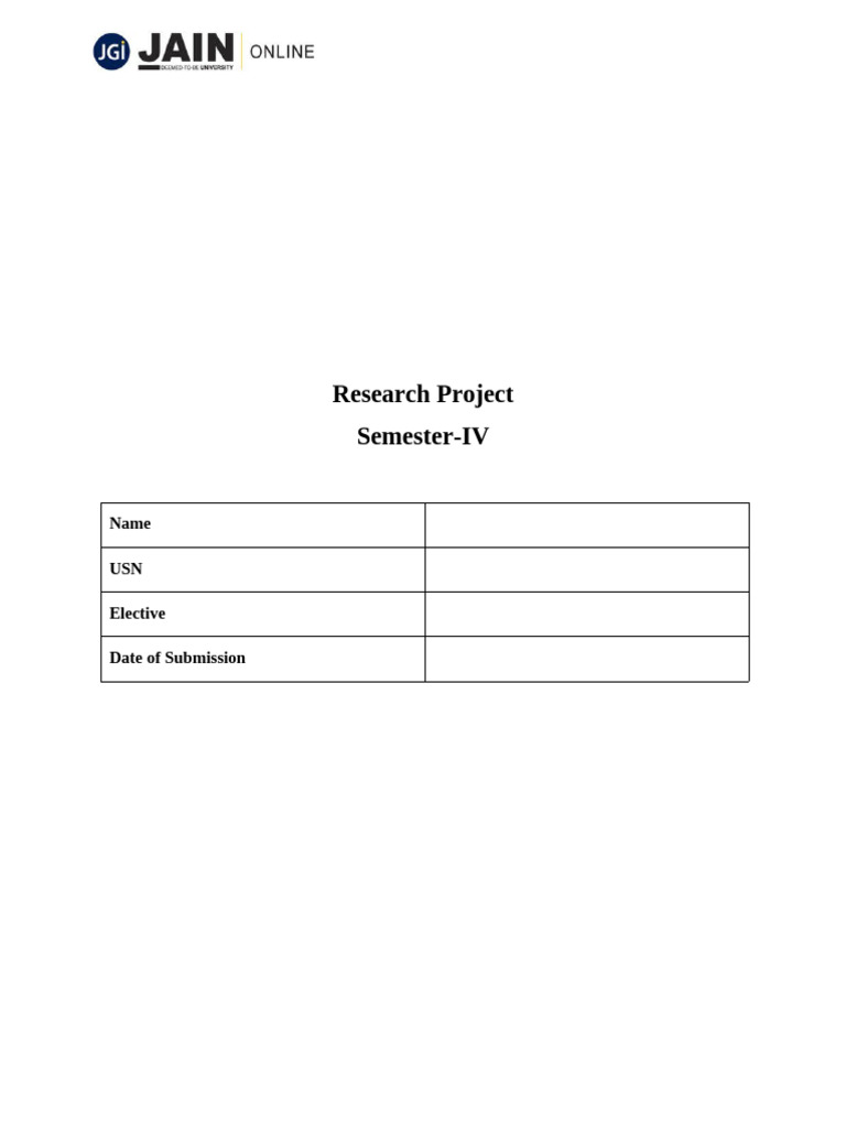 V1. Final Research Project Report Template | PDF | Methodology | Data Analysis