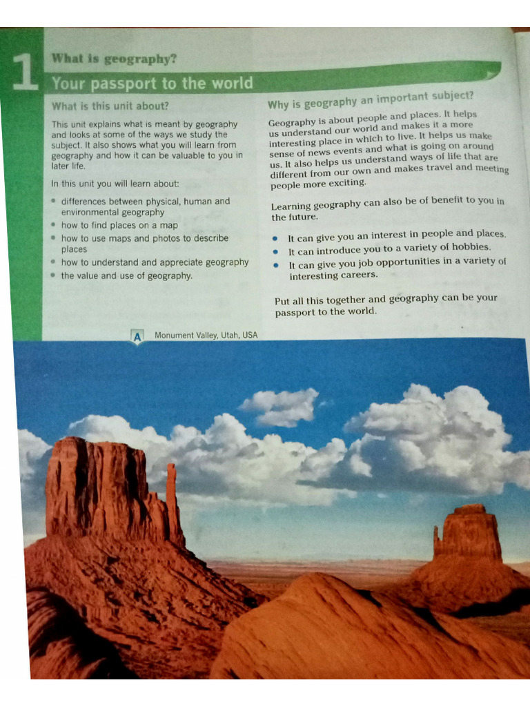 Geography Unit 1 | PDF