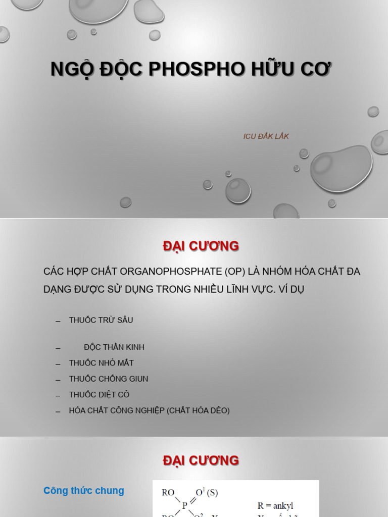 Ngo Doc Phospho Huu Co | PDF