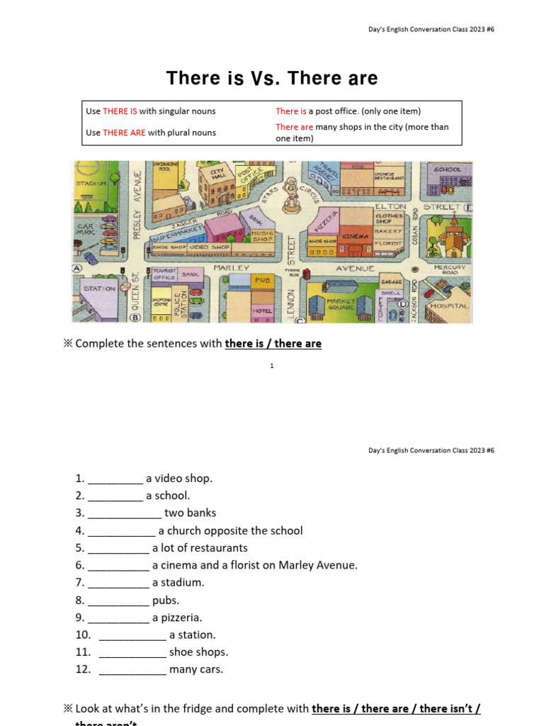 6 There Isare Worksheet Part2 | PDF
