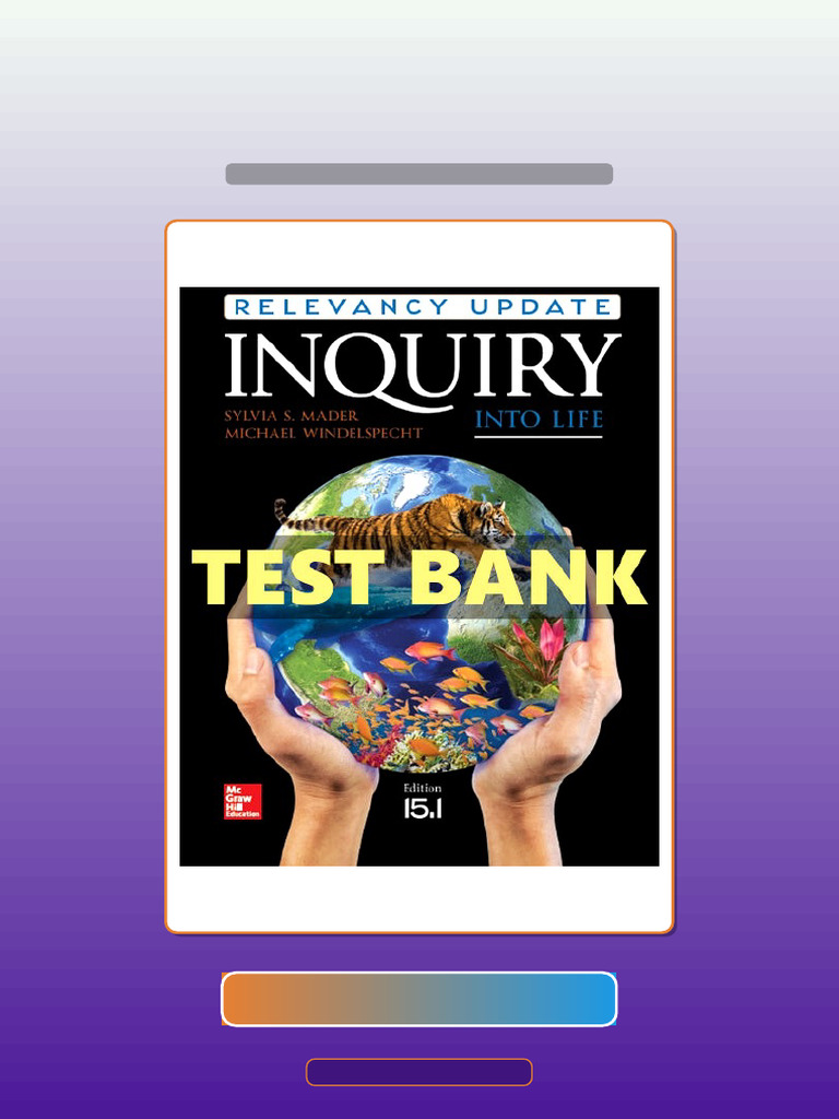 Ultimate Bundle Inquiry Into Life Relevancy Update 15 1 15 Ed Mader ...