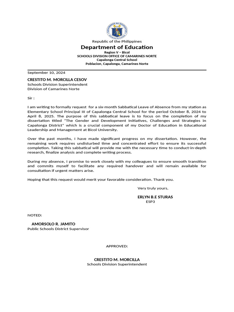 Sabbatical Leave | PDF