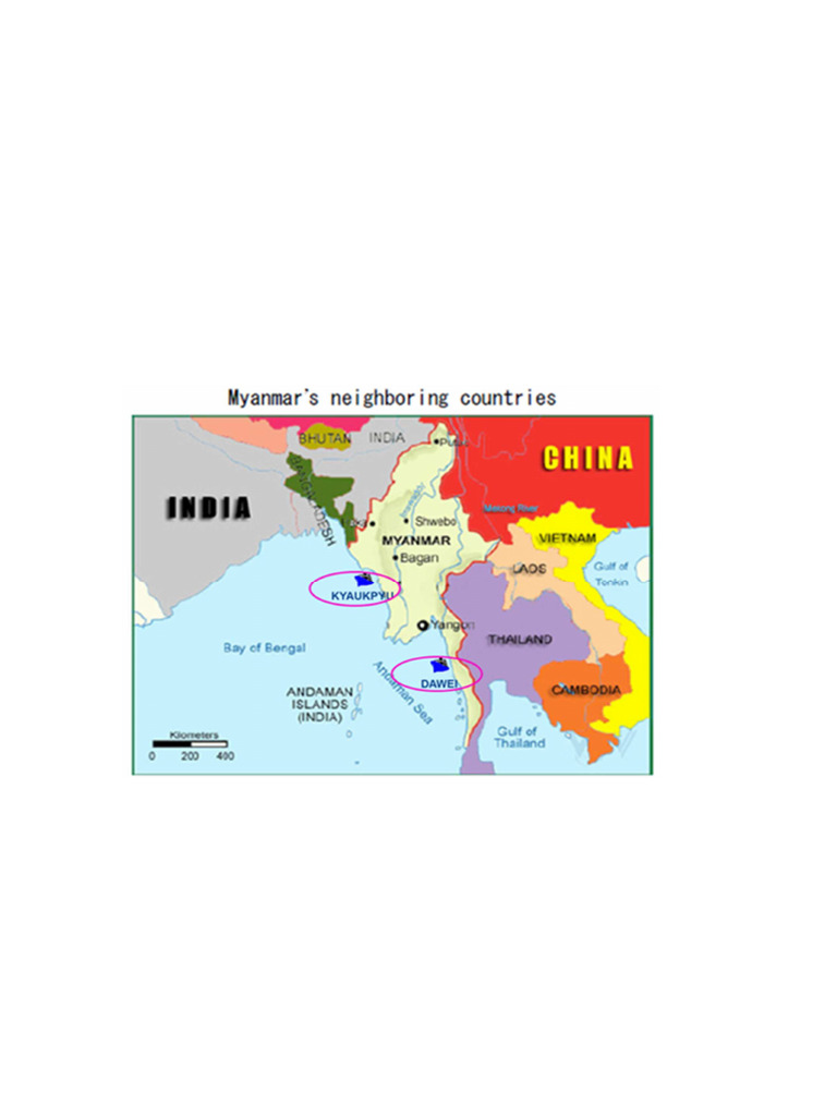 Myanmar's Strategic Border Trade Routes | PDF | Transport | Logistics