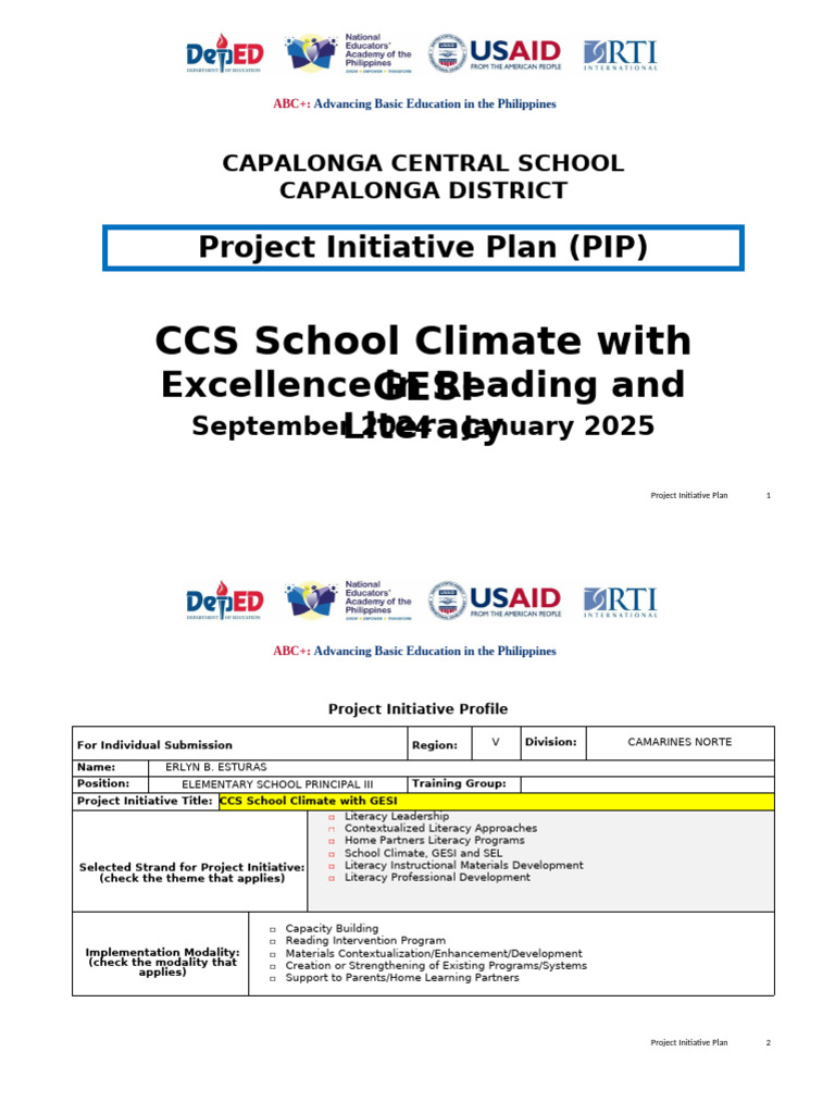 Pip | PDF | Learning | Literacy
