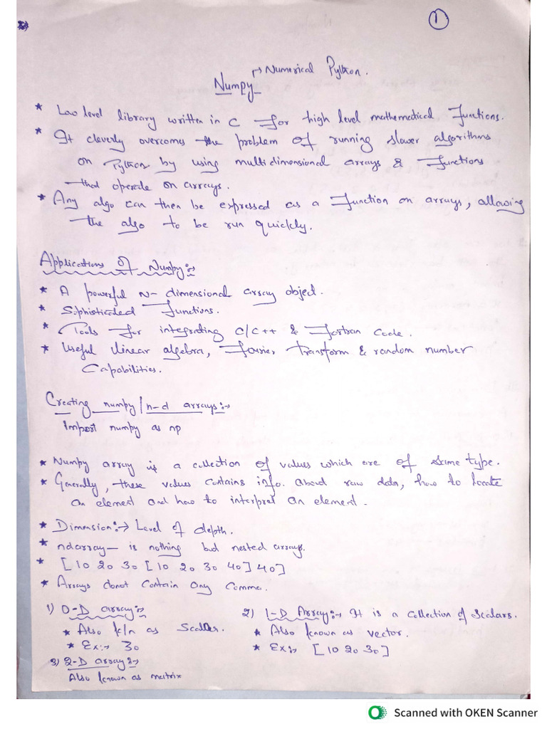 Numpy | PDF