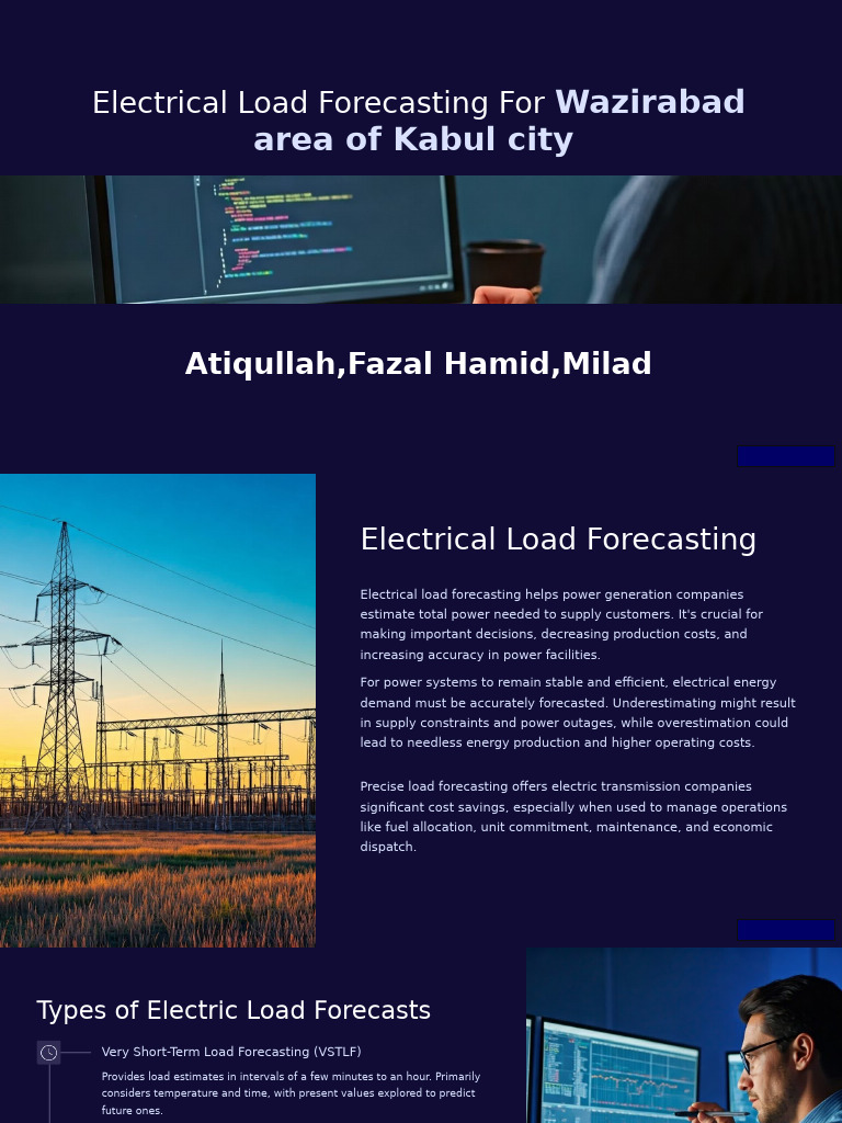 Electrical Load Forecasting Predicting Power Needs Presentation | PDF ...