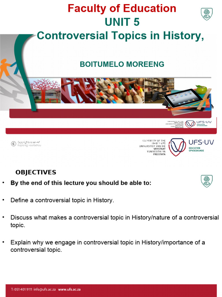 Understanding Controversial History Topics | PDF | Learning | Teachers