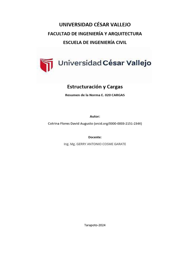 Resumen de La Norma e.020 | PDF