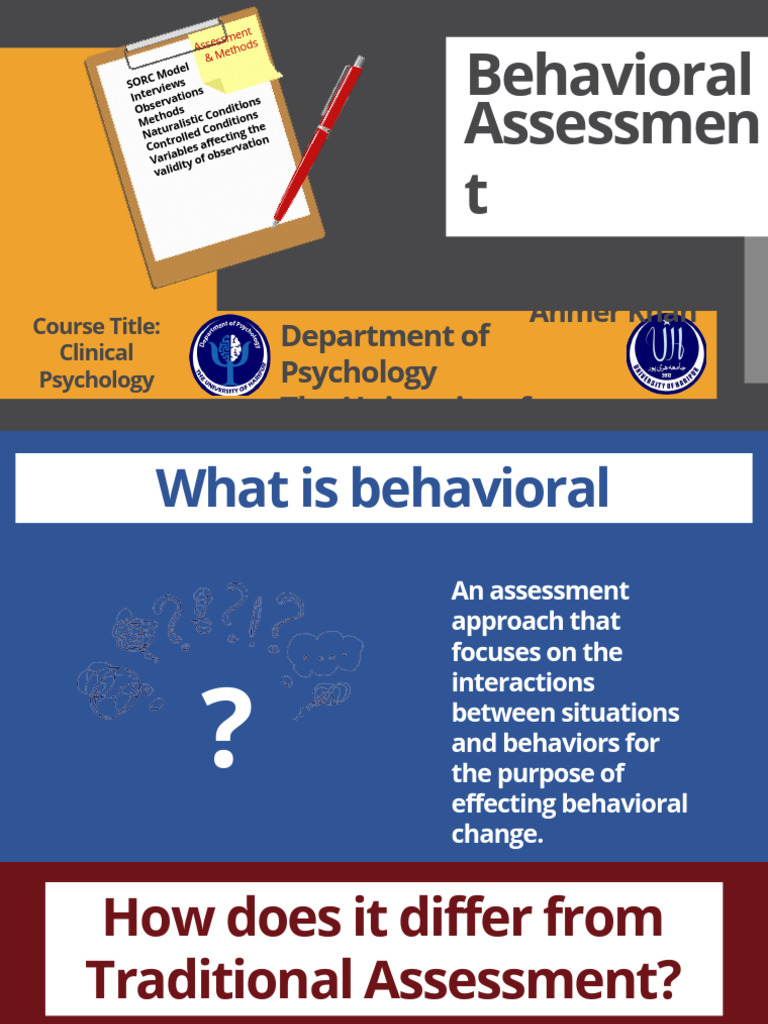 365 - MAK - Behavioral Assessment | PDF | Behaviorism | Validity (Statistics)