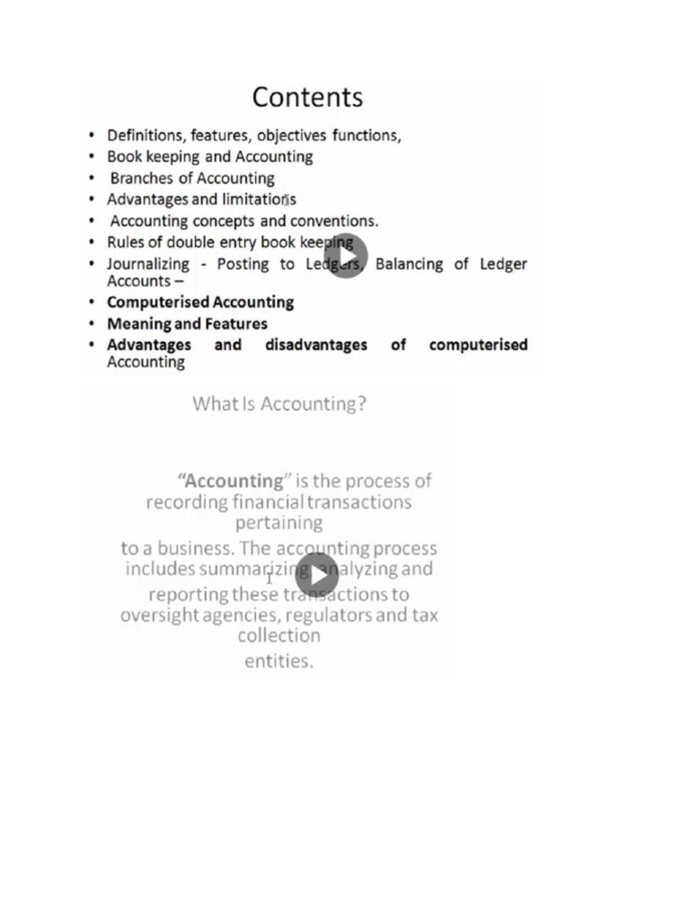Financial Accounting - Intro of Accounting | PDF