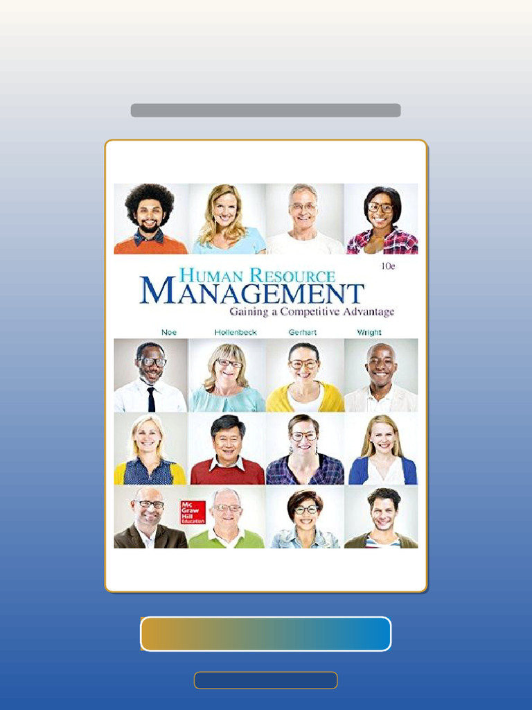 Ultimate Bundle Human Resource Management 10th Edition by Noe eBook and ...