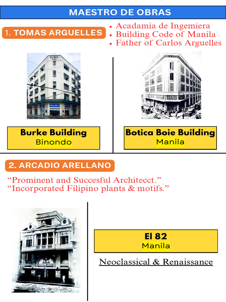 Arcadio Arellano: Filipino Architect | PDF | Manila | Makati