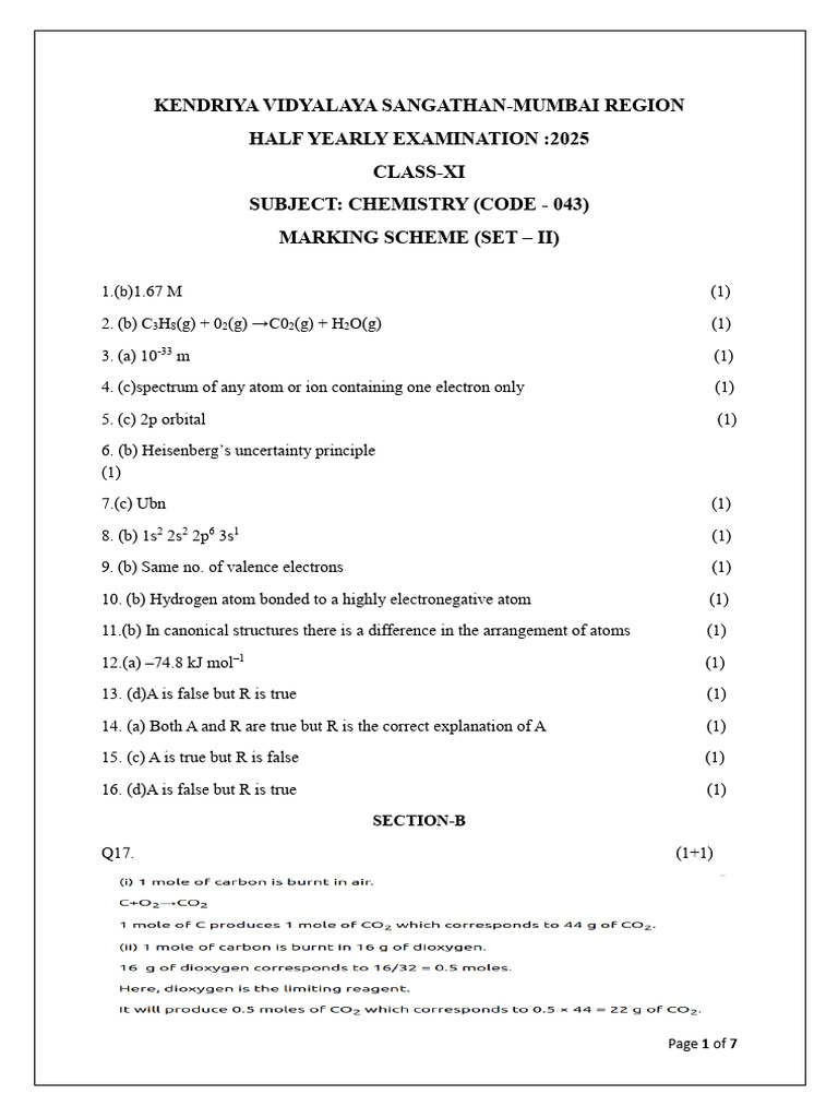 Chem Ms Hy 11 Set 2 25 | PDF | Molecular Orbital | Chemical Bond