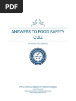 Food Safety Manual For Restaurants and Kitchens | PDF | Food Safety | Audit