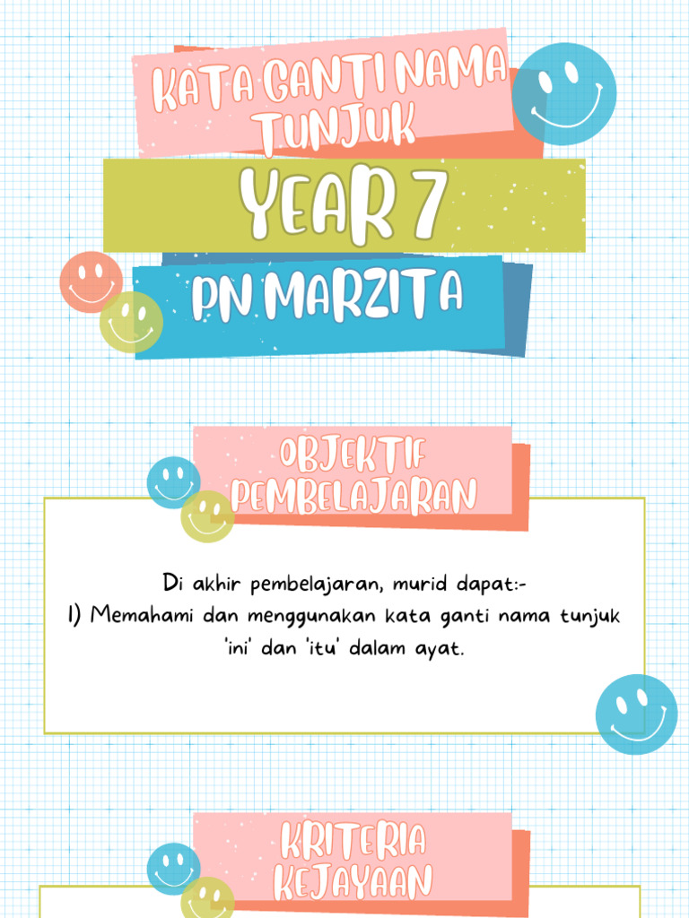 Penggunaan Kata Ganti Tunjuk 'Ini' dan 'Itu' | PDF