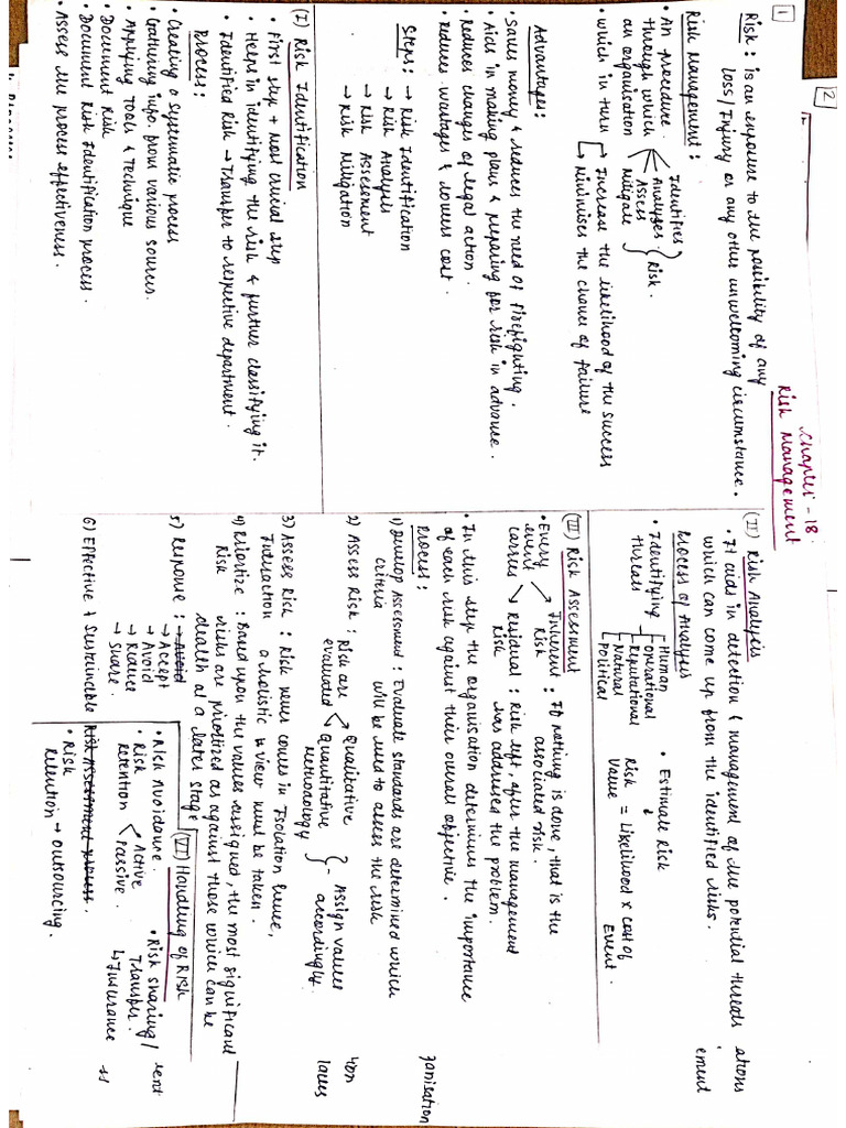 Risk Management Chart | PDF