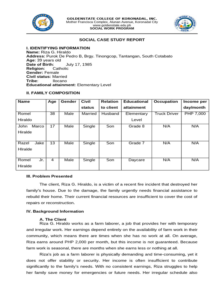 Riza School Case Study Finales 060946 | PDF | Cost Of Living | Economies