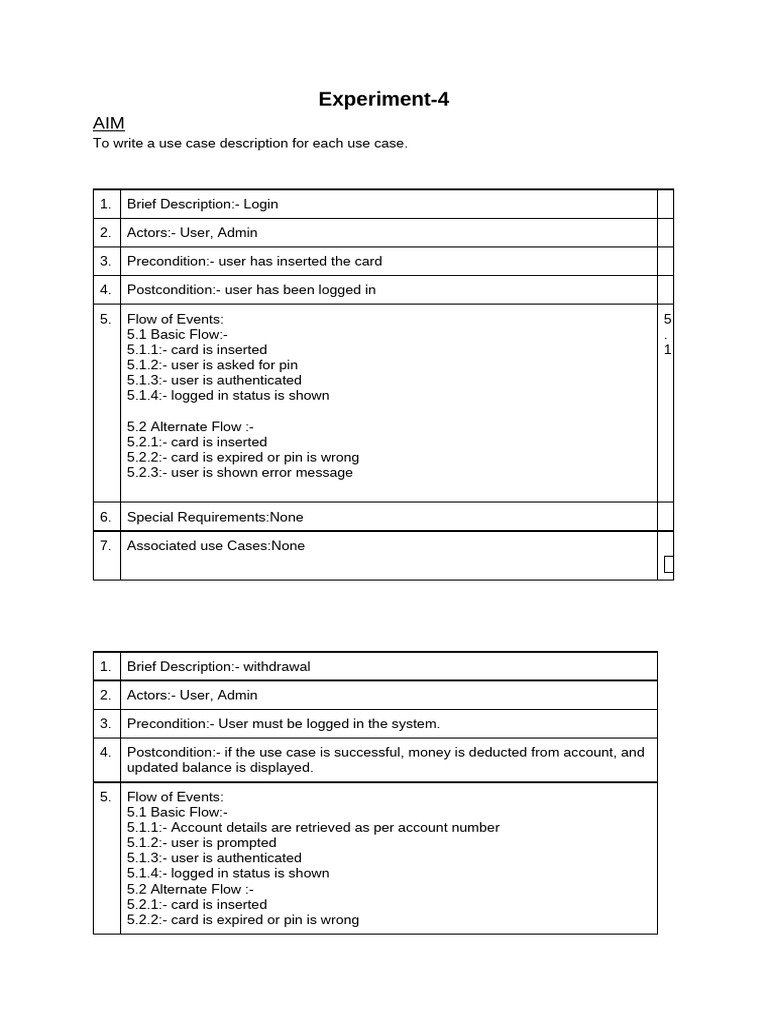 Experiment 4 | PDF | Personal Identification Number | Login