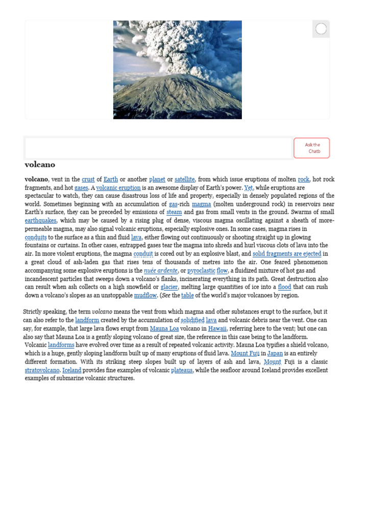 Volcanoes: Eruptions, Hazards, and Science | PDF | Volcano | Lava