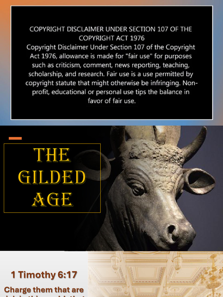 Gilded Age | PDF | Fascism | The Beast (Revelation)