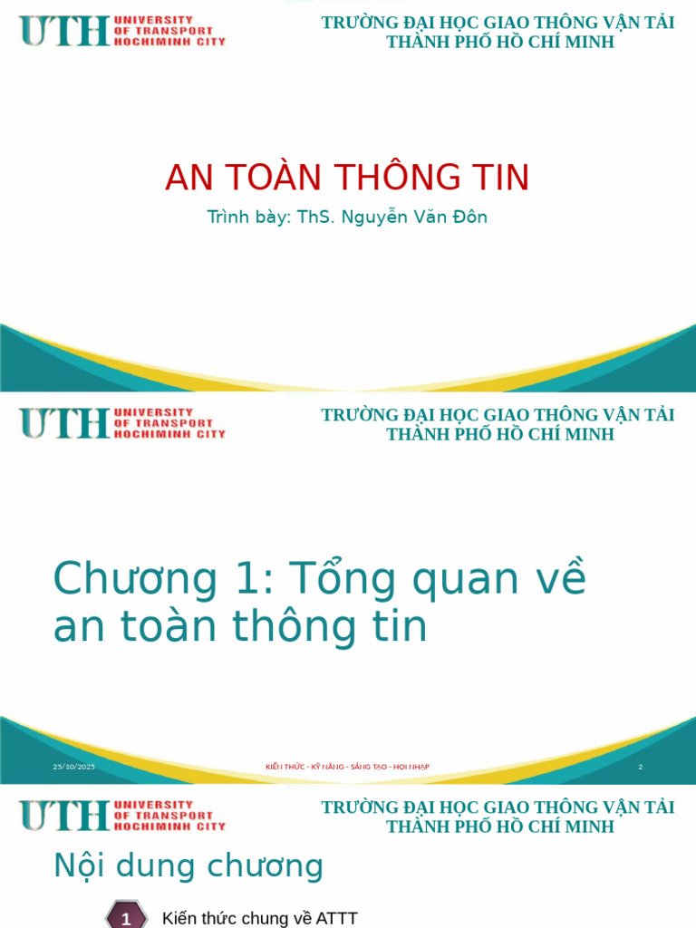 AnToanThongTin BaiGiang | PDF