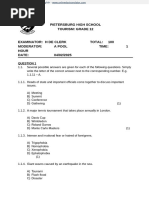 Grade 12 Tourism 2025 Study Notes | PDF | World Health Organization ...