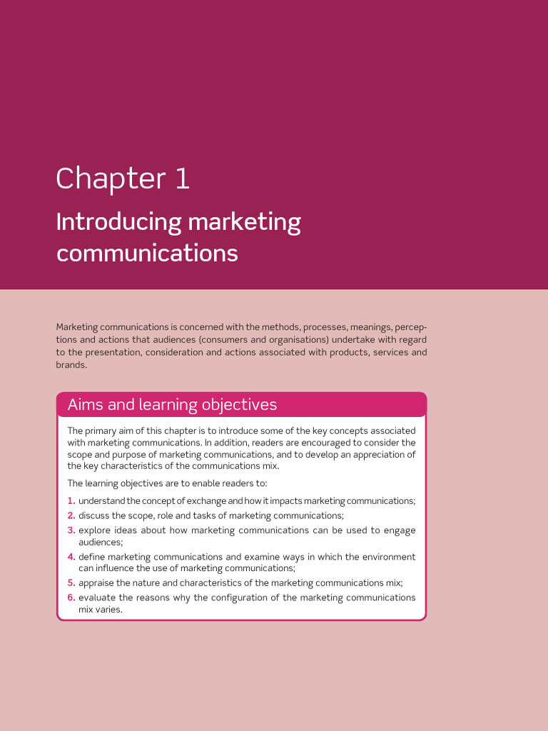 Marketing Communications Overview | PDF | Marketing Communications | Brand