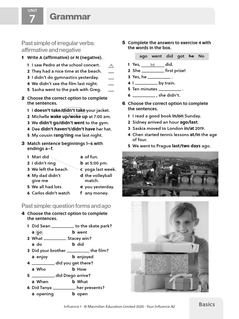 L1 A2 U7 Grammar Basics | PDF | Language Families | Linguistic Typology