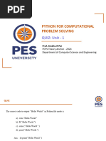 PE1 Python Essentials 1 Module 2 Test Exam Answers 100 2024 | PDF ...